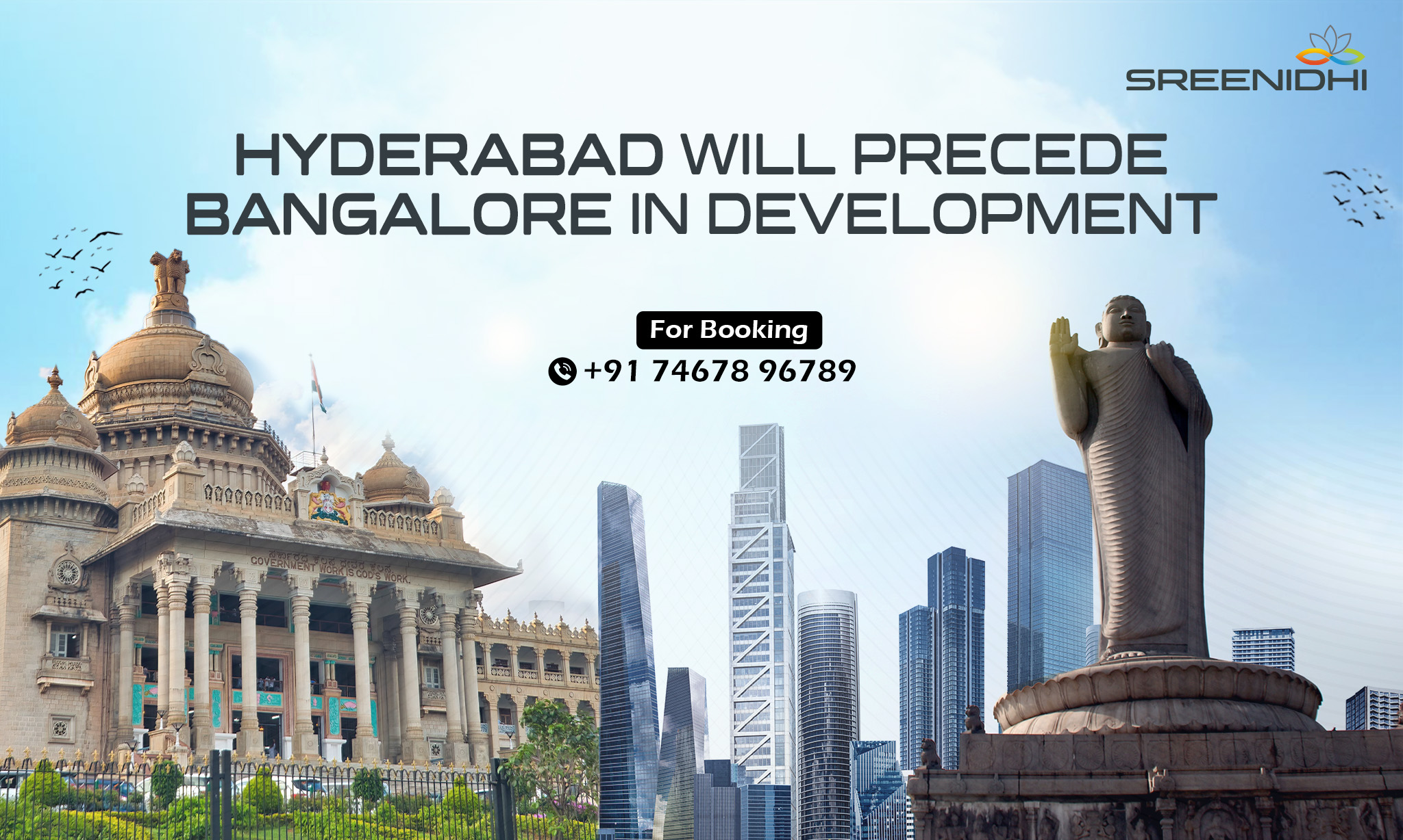 Hyderabad will Precede Bangalore in Development - Sreenidhi Estates